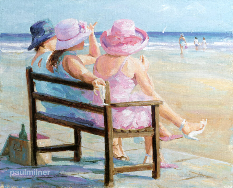 Friends Together 13"X16" | Paul Milner Artist